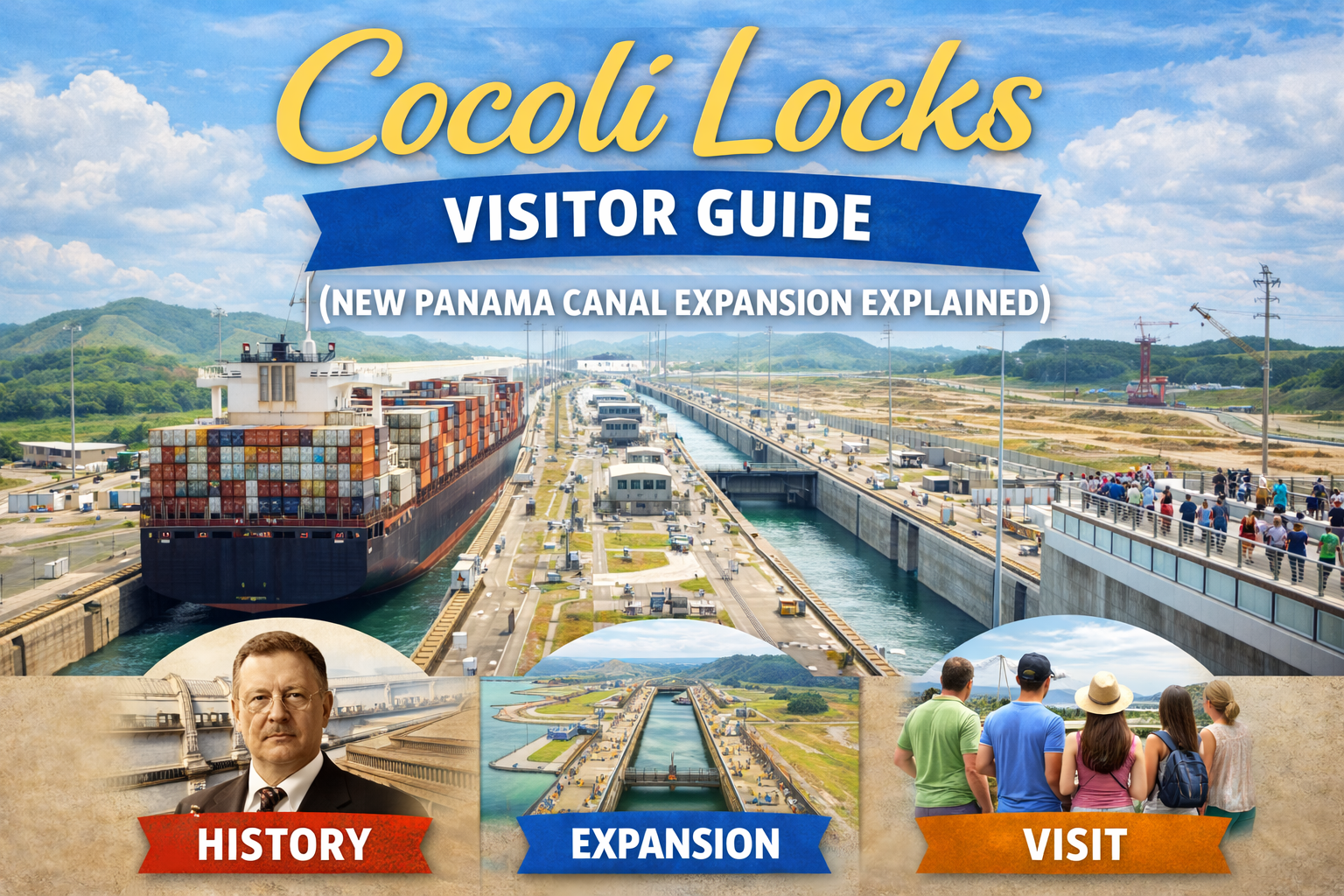 Cocoli Locks Visitor Guide (New Panama Canal Expansion Explained)